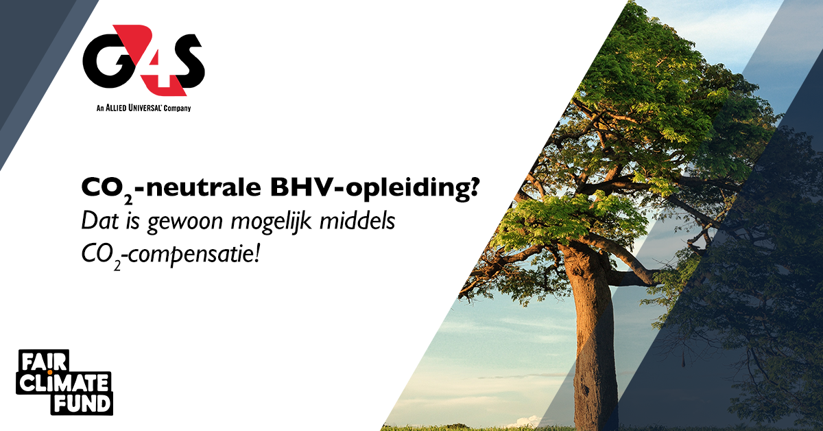 CO₂-neutraal trainen bij G4S Training & Safety - G4S Training & Safety